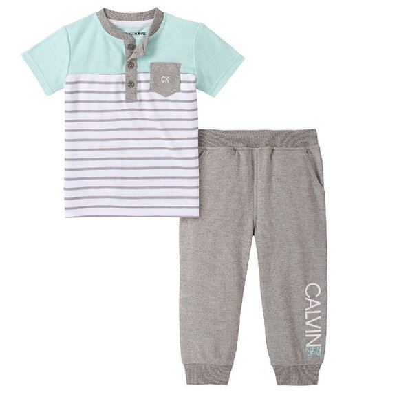 Calvin Klein | Matching Sets | Calvin Klein Logo Tshirt Pants Set ...